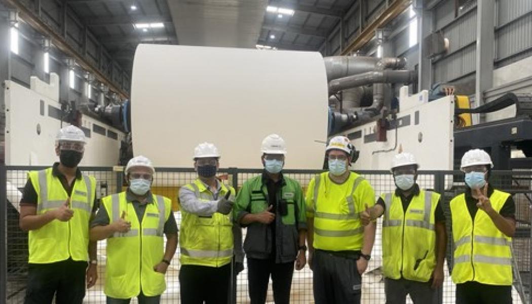 A new coated board machine started-up successfully at JK Paper in India ...