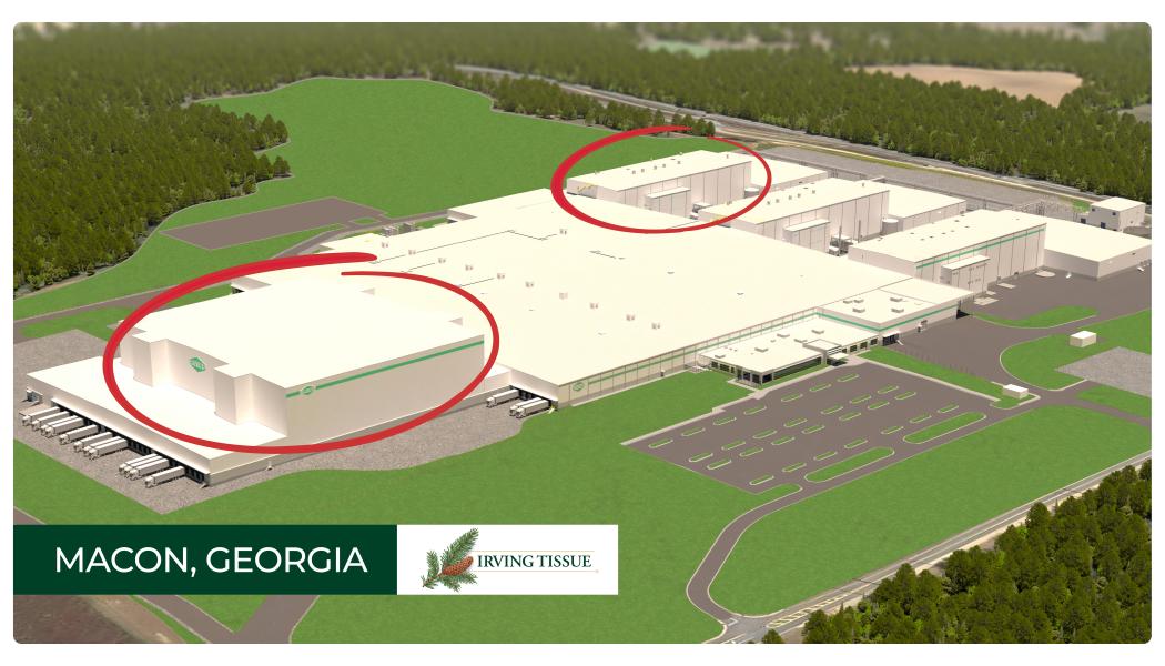 Irving Tissue announces a $600 million expansion project | PULPAPERnews.com