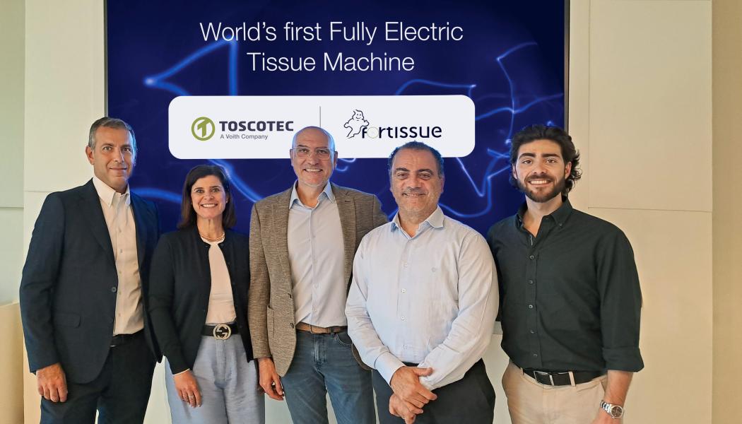 World’s first fully electric tissue machine announced by Toscotec and Fortissue | PULPAPERnews.com